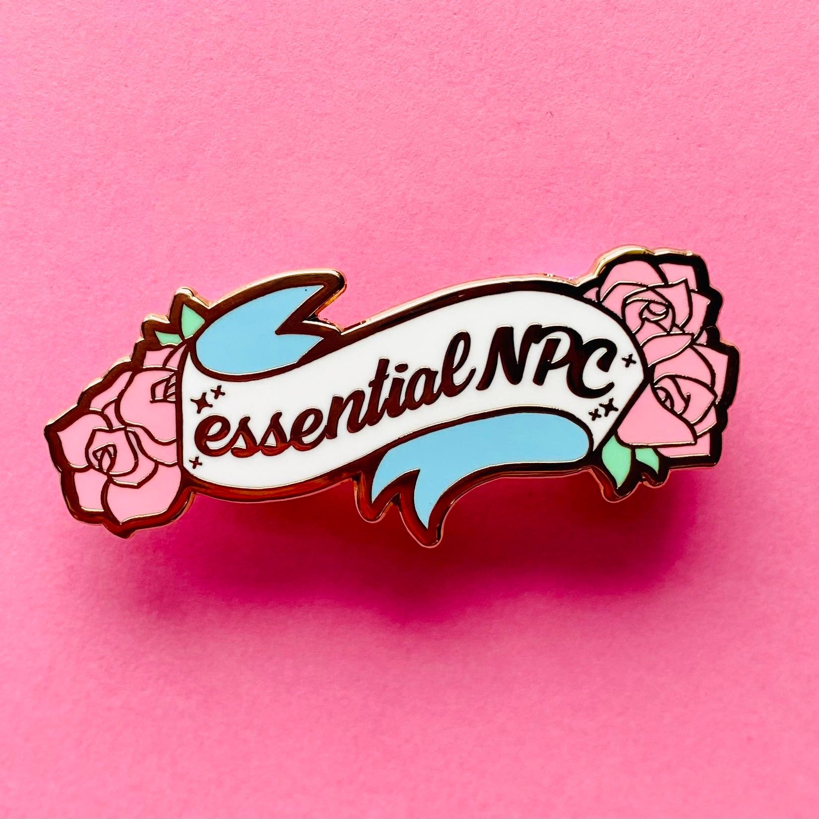 Essential NPC Enamel Pin – weirdtakoyaki