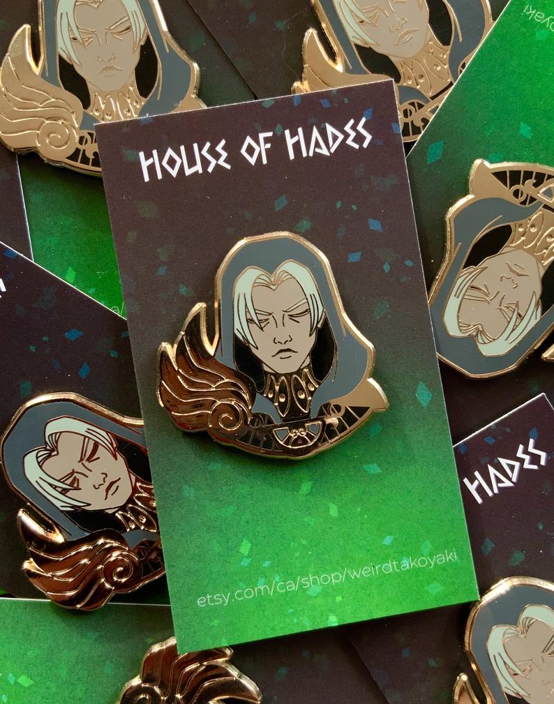 HADES Thanatos enamel pin – weirdtakoyaki